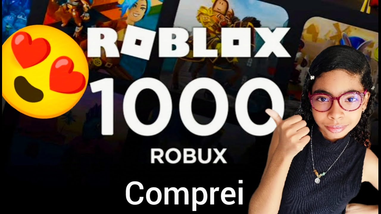 COMPREI 1.000 MIL ROBUX COMPREI MUITA COISA NO ROBLOX - YouTube