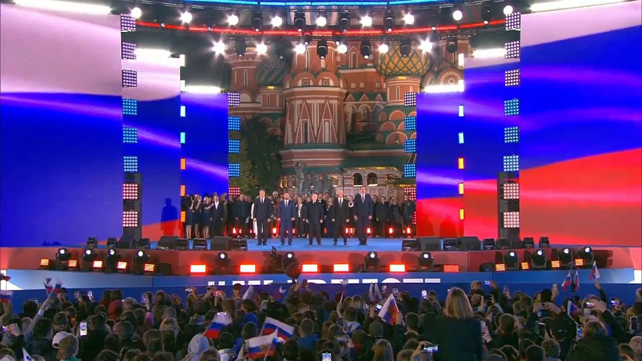Russian National Anthem | Concert “People's Choice. Together Forever ...