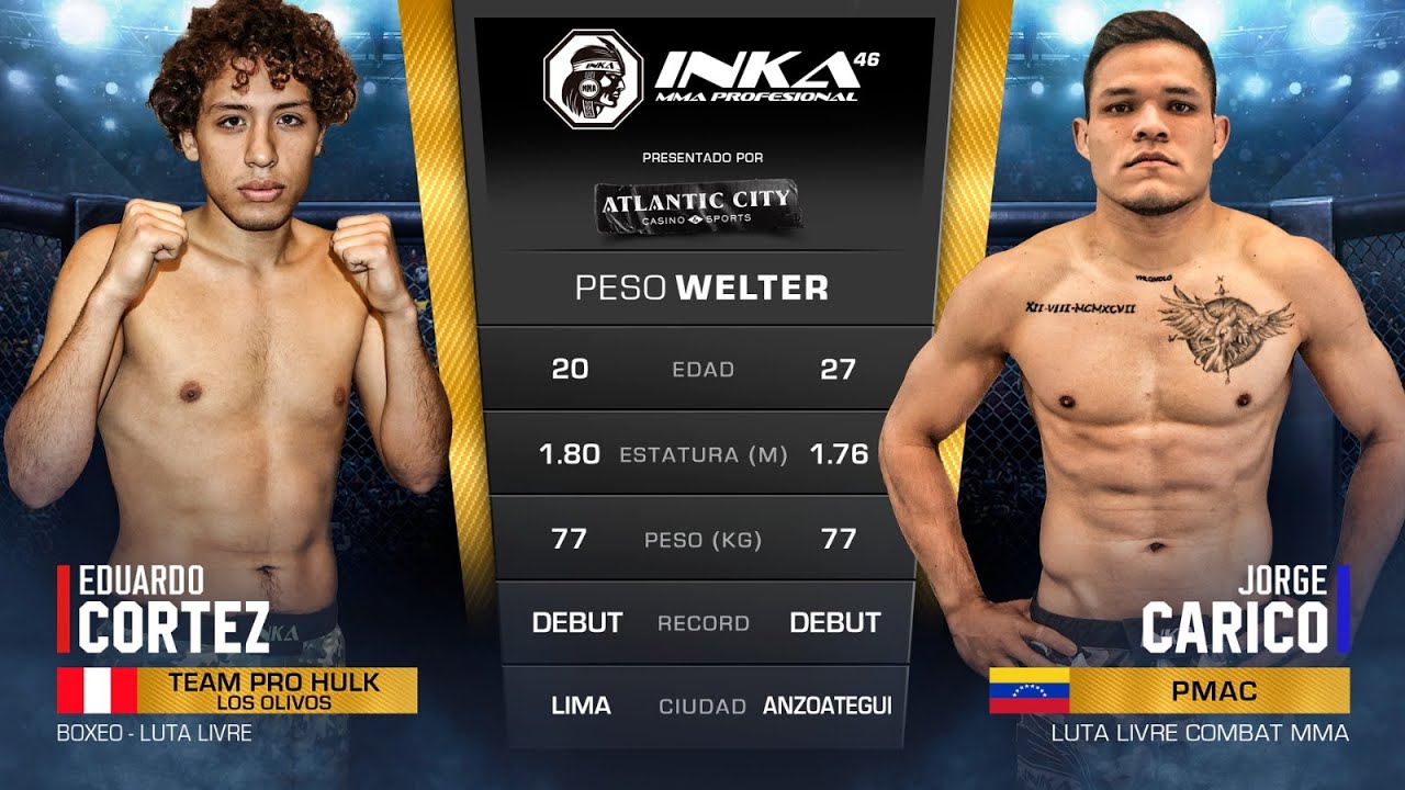 INKA 46: JORGE CARICO VS EDUARDO CORTEZ (FULL FIGHT) - YouTube