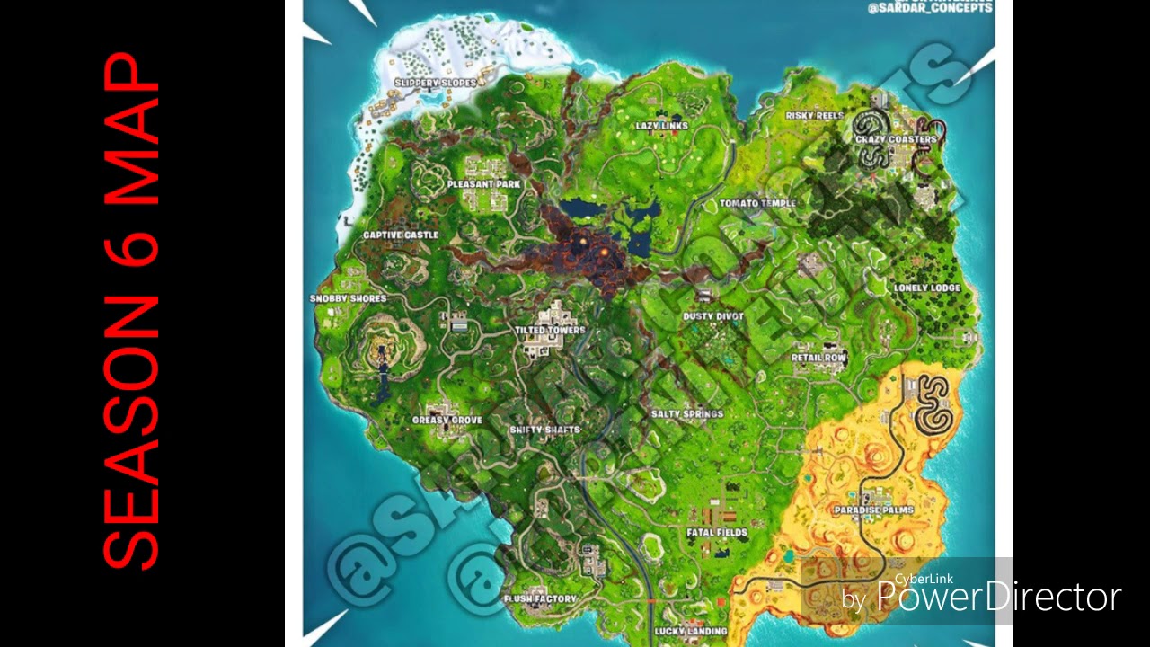 SEASON 6 MAP FORTNITE - YouTube