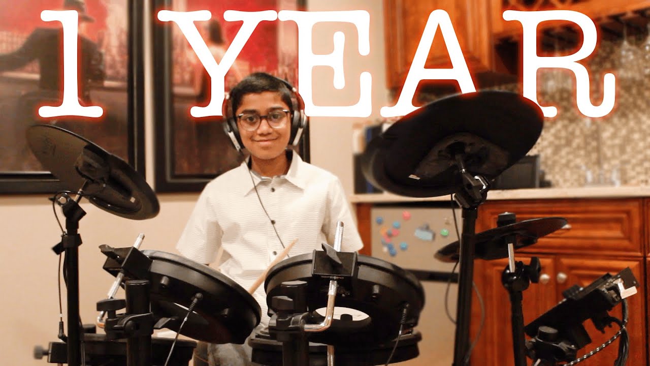 1 Year of Drums Progress - Ben Kurian - YouTube