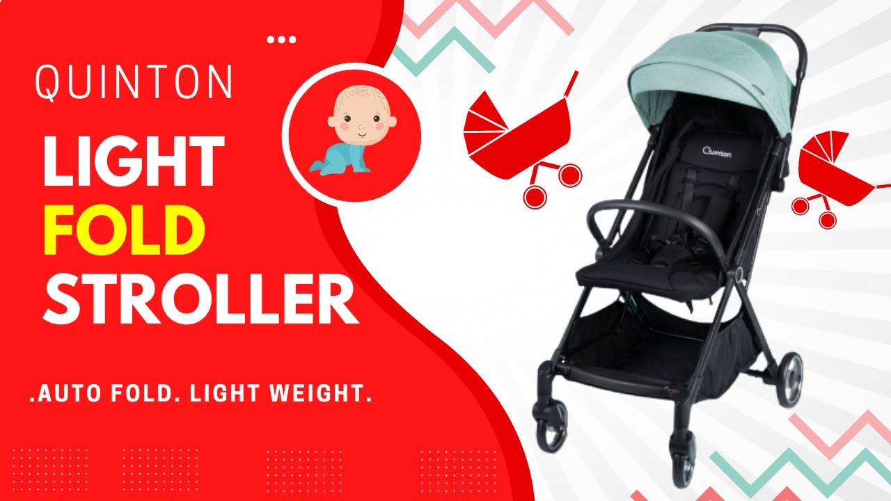 QUINTON LIGHT FOLD STROLLER - YouTube