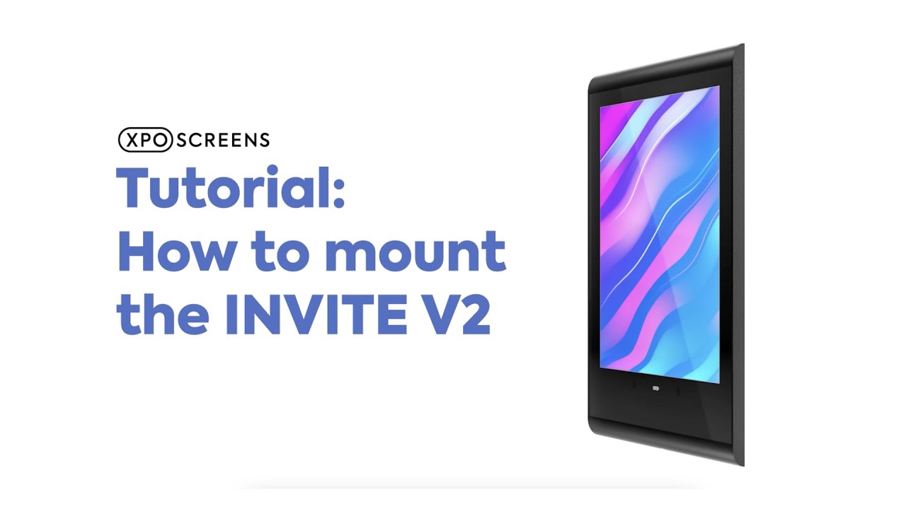 Tutorial: How to mount the INVITE V2 - HDMI version - YouTube