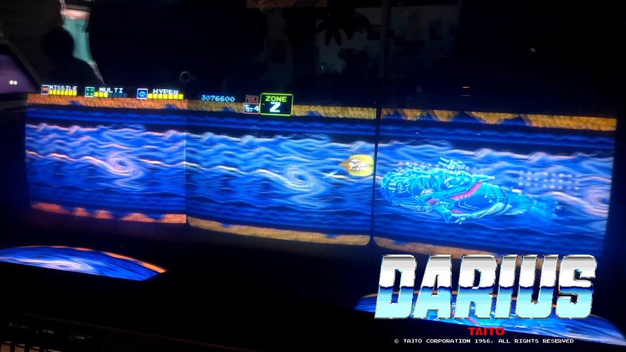 [Arcade Longplay] 1986 Darius A-B-D-G-K-P-Z 1CC ALL (W. PCB) / 다라이어스 ...