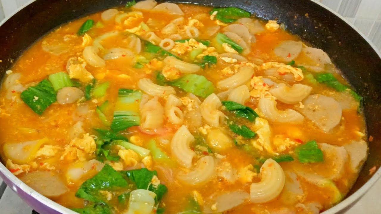 🔥 TERNYATA mudah... hasilnya Enak banget..!! SEBLAK MAKARONI KUAH PEDAS ...