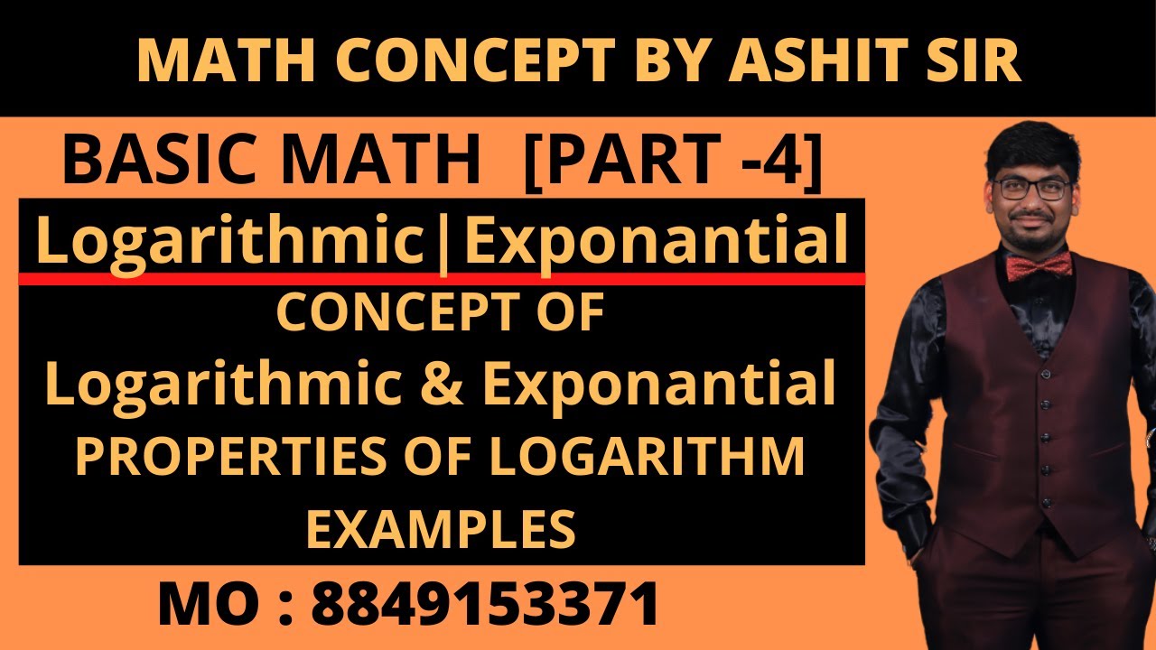 LOGARITHMIC FUNCTION || PART -4 || PROPERTIES OF LOGARITHM || EXAMPLES ...