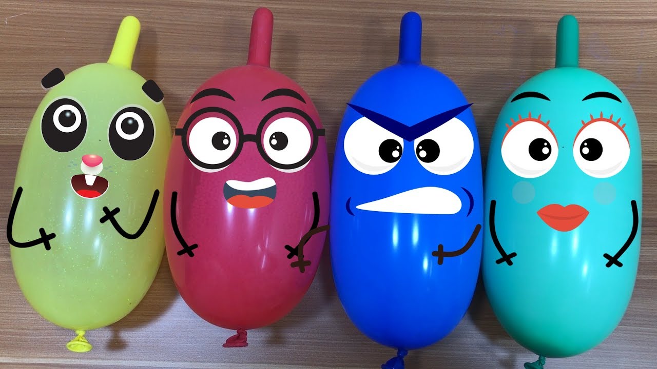 Making Fluffy Slime With Funny Balloon Cute Doodles | Satisfying Slime ...