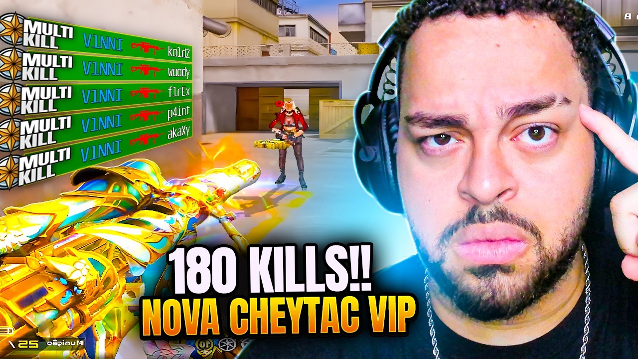 ABSURDO - 180 KILLS COM A NOVA CHEYTAC VIP NO CROSSFIRE! - YouTube