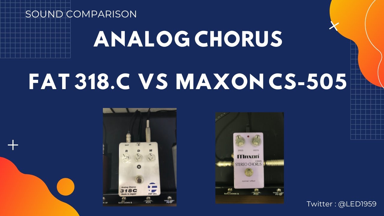 【Sound Comparision】FAT 318.C VS. Maxon CS-505 - YouTube