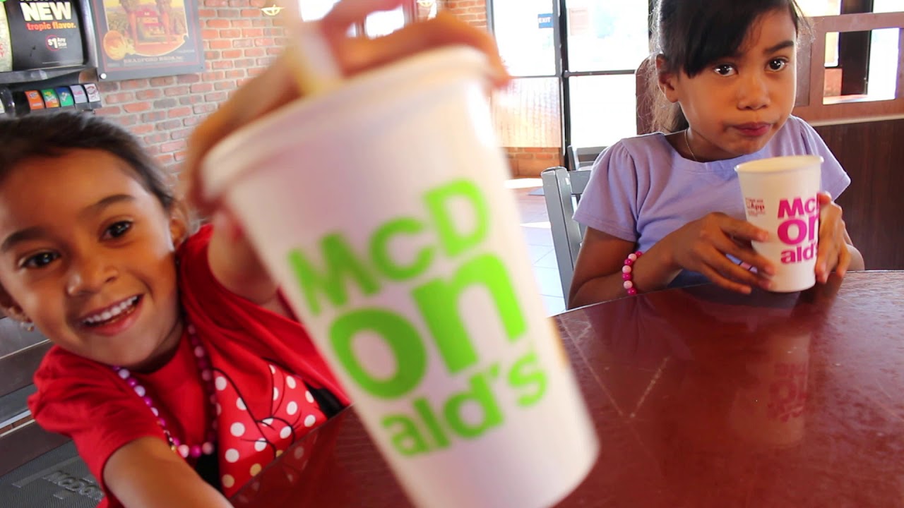 Imy and Ivy At McDonald's - YouTube