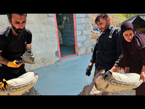 Building a New Life in the Mountains | Salahadin, Kamdin & Ibrahim Complete the Mountain Cabin 🏔️🔨