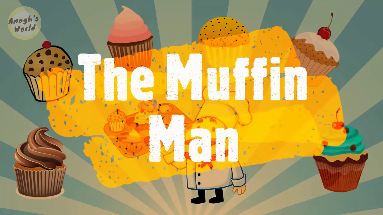 The Muffin Man | Nursery Rhymes With Lyrics | Kids Learning | Preschool ...