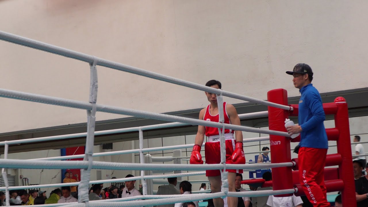 Wong Kin Ching Philip (Red) vs Yang Jun Bo(Blue) - YouTube