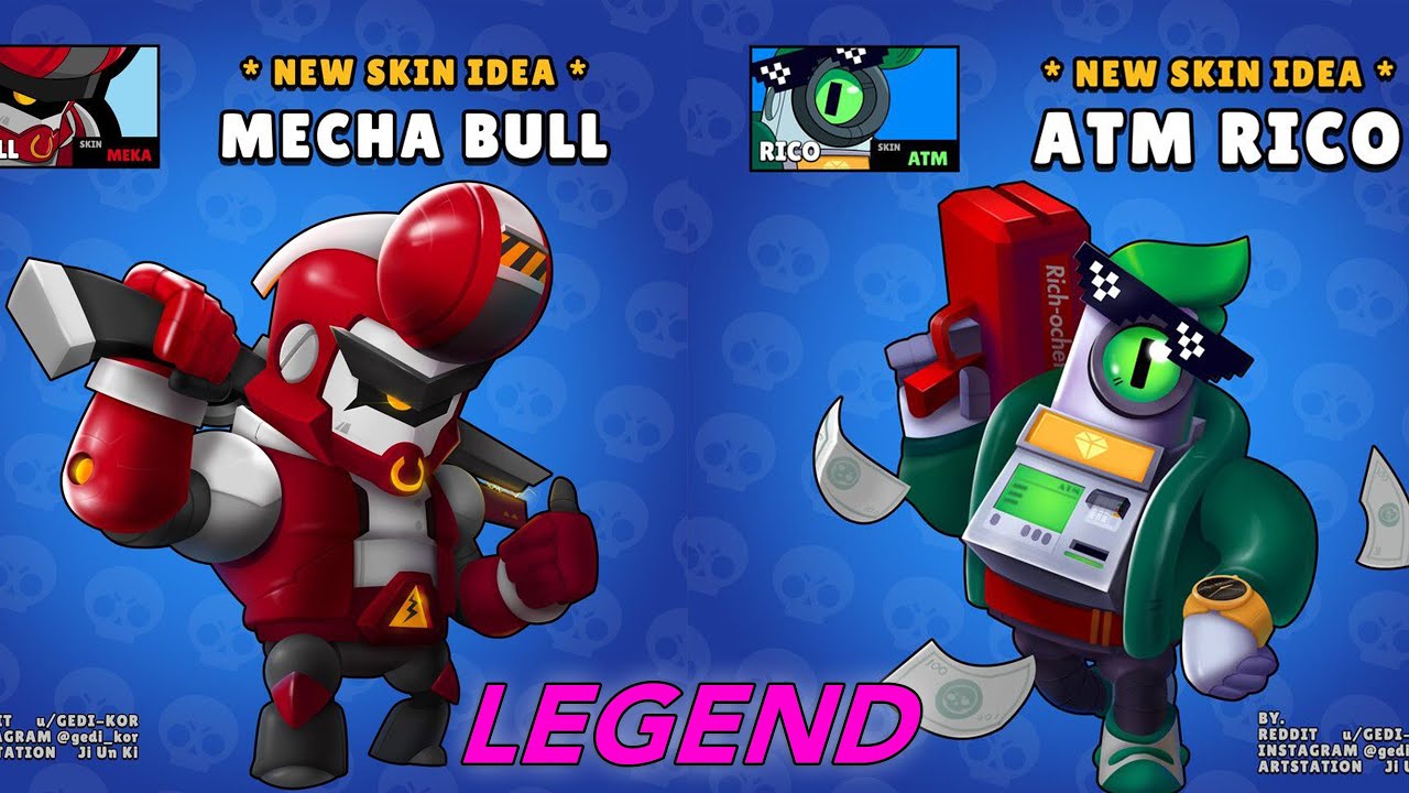 TOP *12* NEW LEGEND SKİN İDEAS!! BRAWL STARS - YouTube