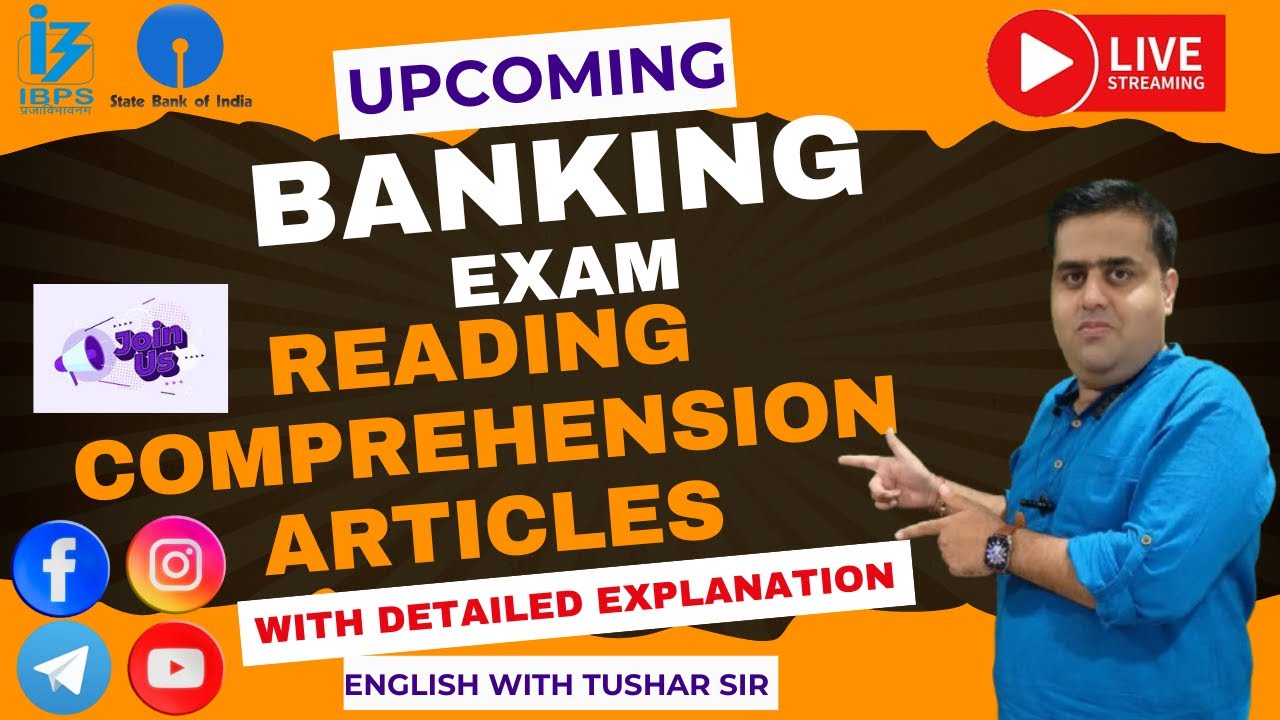Banking English Offline Classes in Online | Reading Comprehension ...