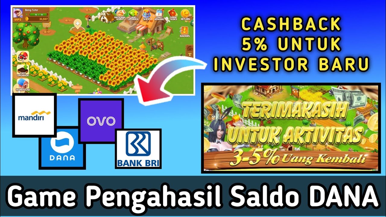 HADIAH CASHBACK 5% UNTUK INVESTOR BARU || CARA MENAIKKAN LEVEL DENGAN ...