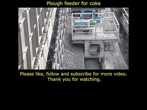 Plough feeder for coke | Paddle feeder | Bunker discharge machine # ...