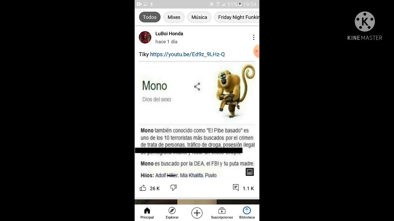 Mono El Pibe Basado - YouTube