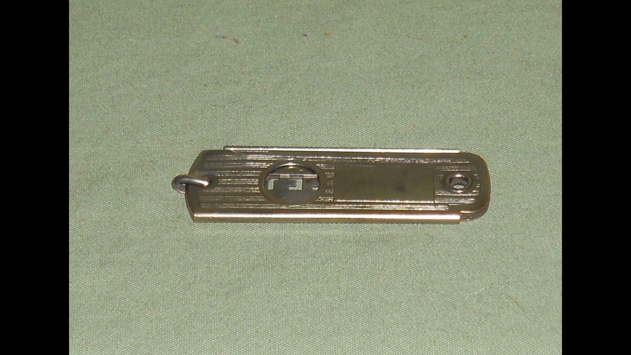 1920s Valet AutoStrop Utility Knife Cigar Cutter - YouTube