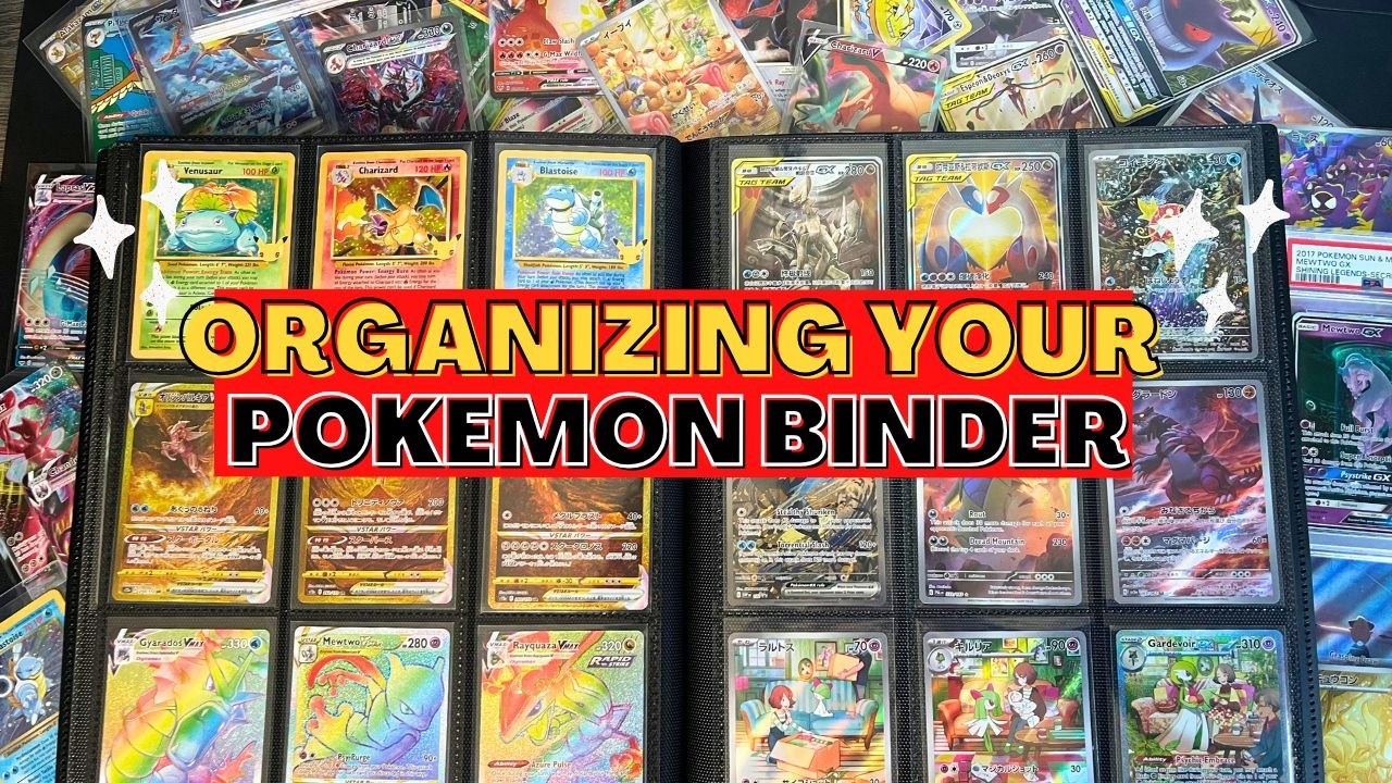 How To Organize A Pokemon Card Binder - YouTube
