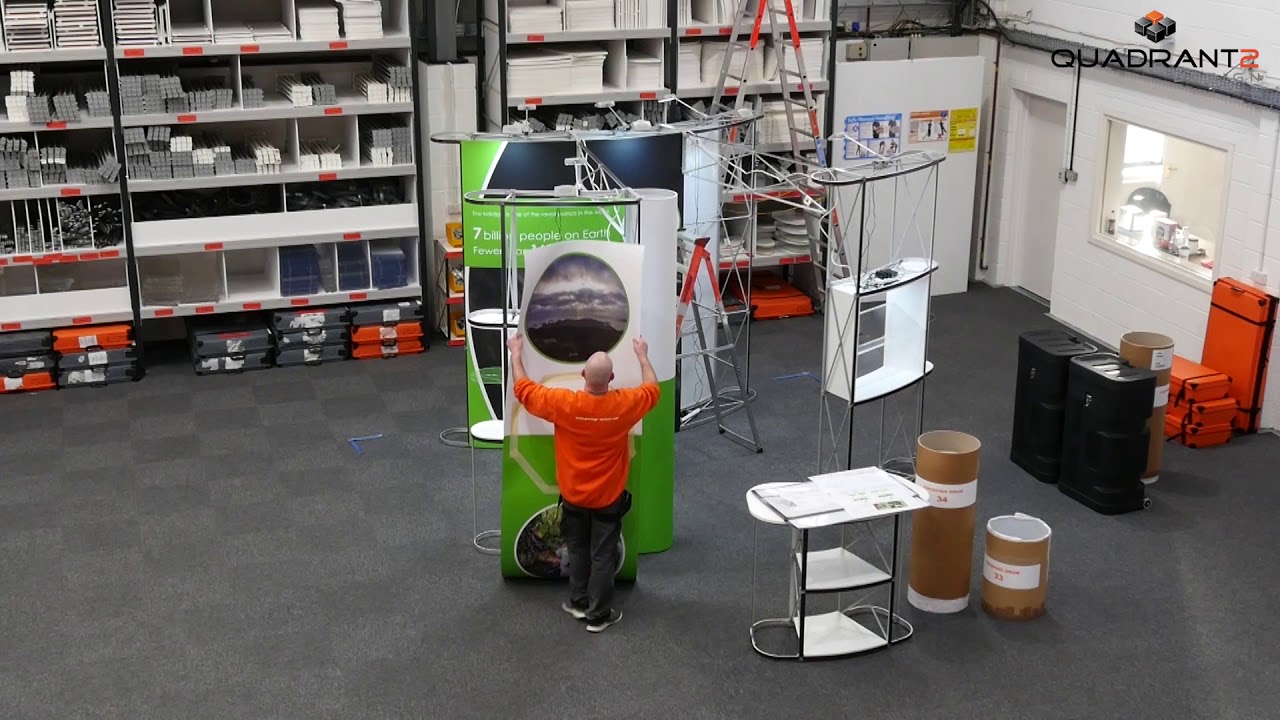Kakapo Exhibition Stand Prebuild | Quadrant2Design - YouTube