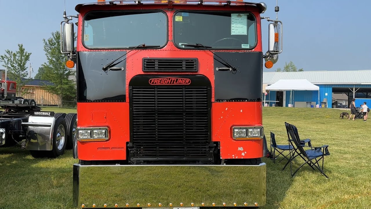 1987 Freightliner FLA Cabover Vintage Truck Review | TruckTube - YouTube