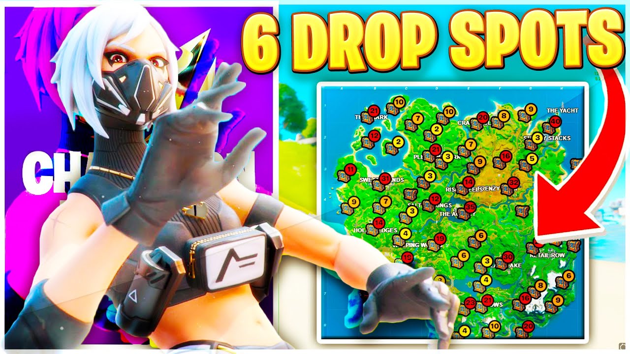 6 Best Landing Spots For Arena + Tournaments! - Fortnite Chapter 2 ...