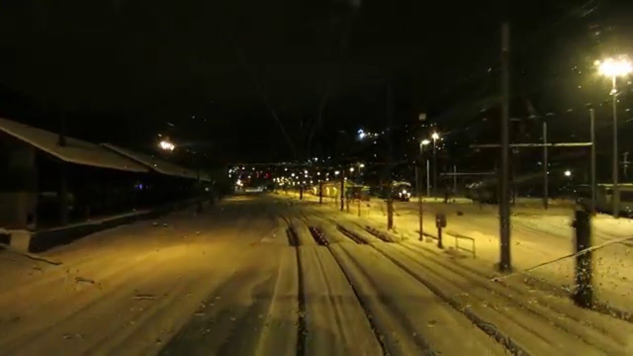 160107 Train : En cabine Arrivée en gare de Modane - YouTube