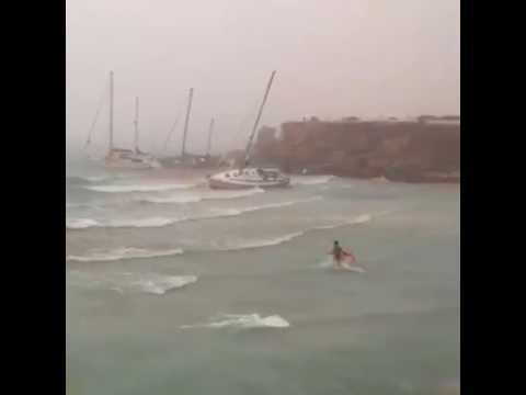 Storm at Ibiza, Formentera. August 2017. - YouTube