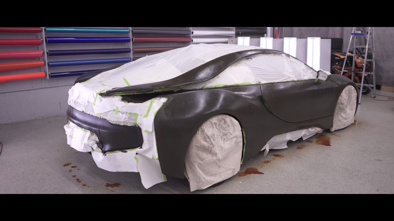 MetroWrapz Rusted BMW i8 - In The Making - YouTube