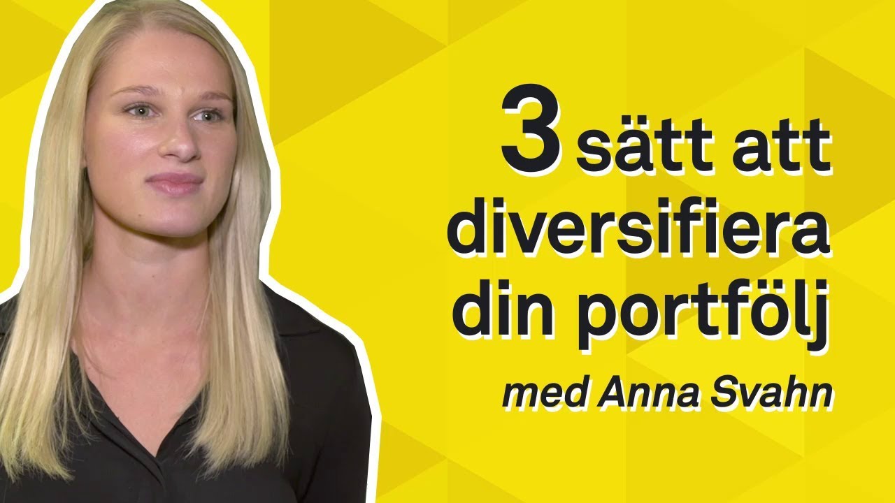 Anna Svahns alternativ till aktier - YouTube