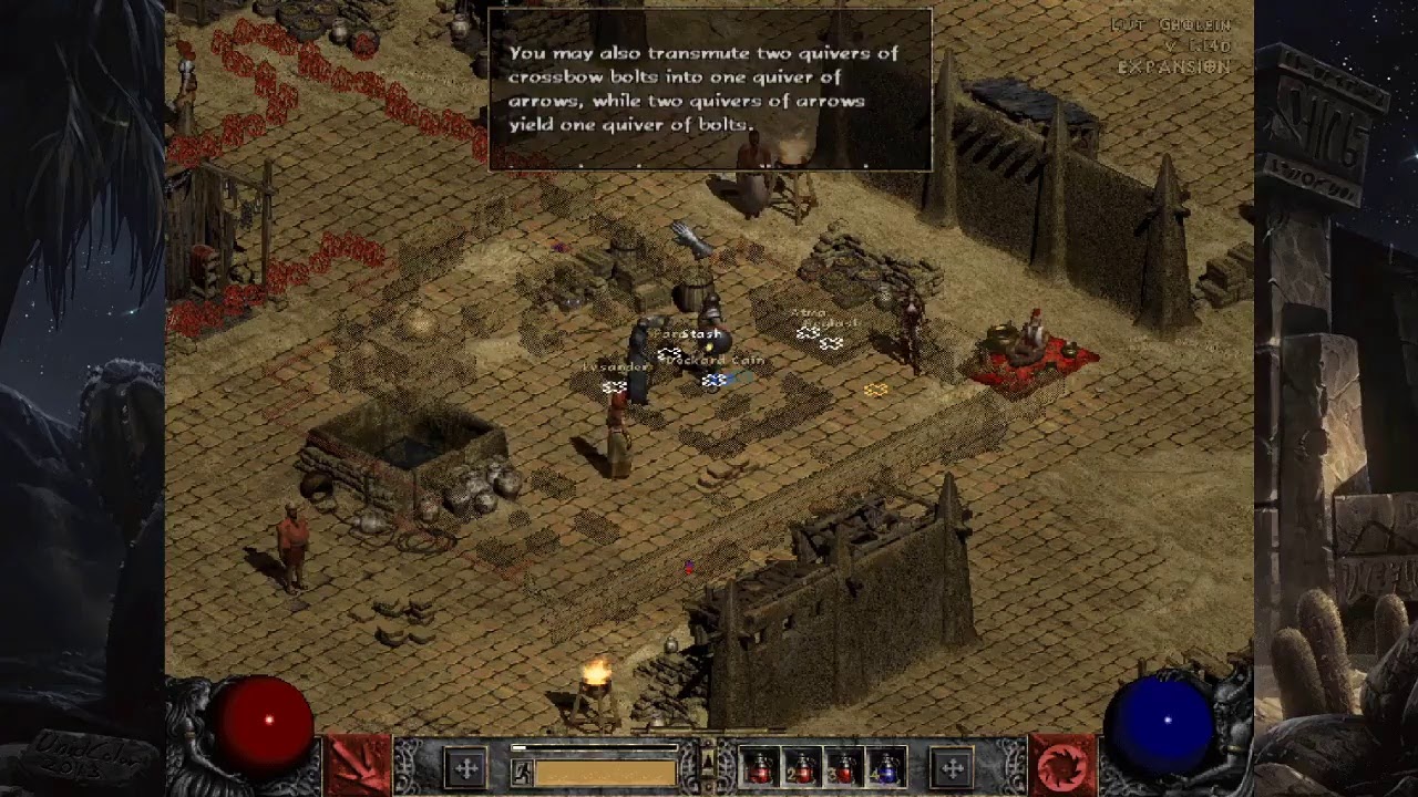 Diablo 2 com Paladin - Parte 5 - Sewers, Rocky Waste, Stony Tomb, Dry ...