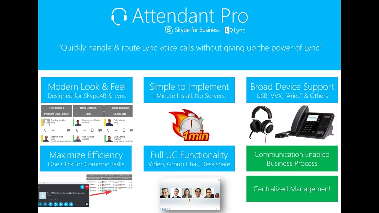 Attendant Pro: Operator Console for Skype for Business & Lync Attendant ...