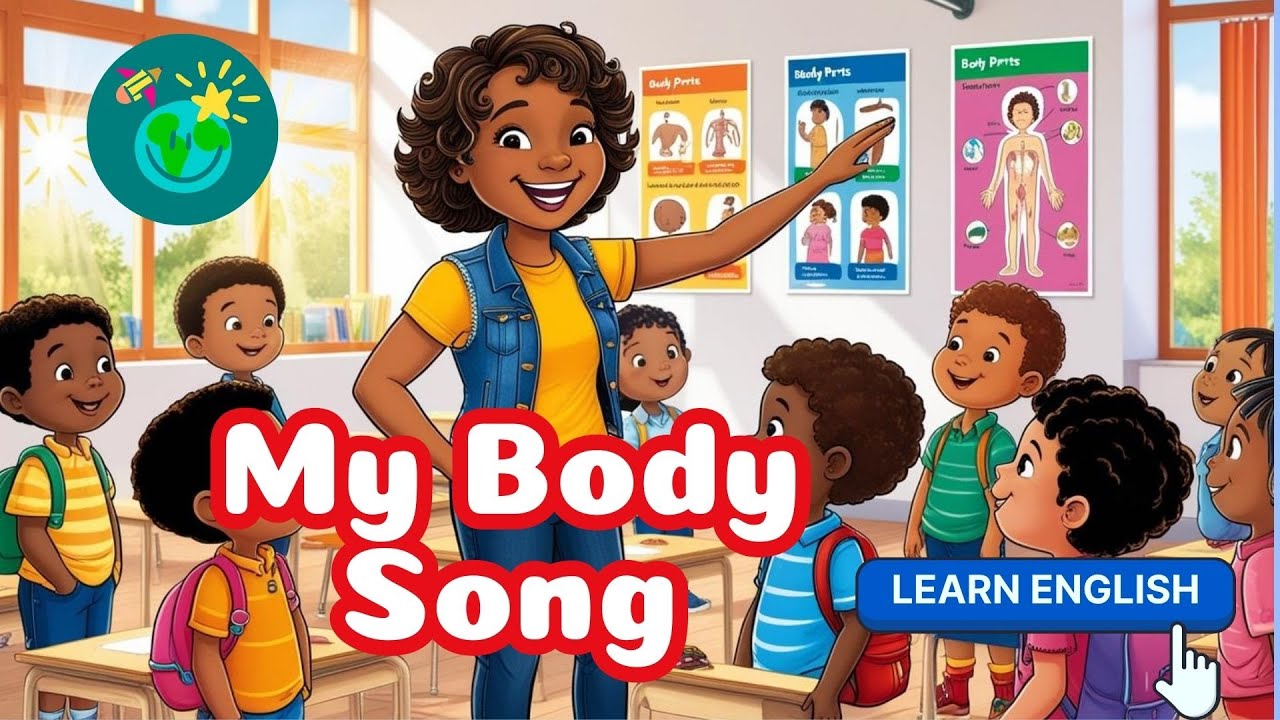 My body song | Body parts for kids | learning English with songs - YouTube