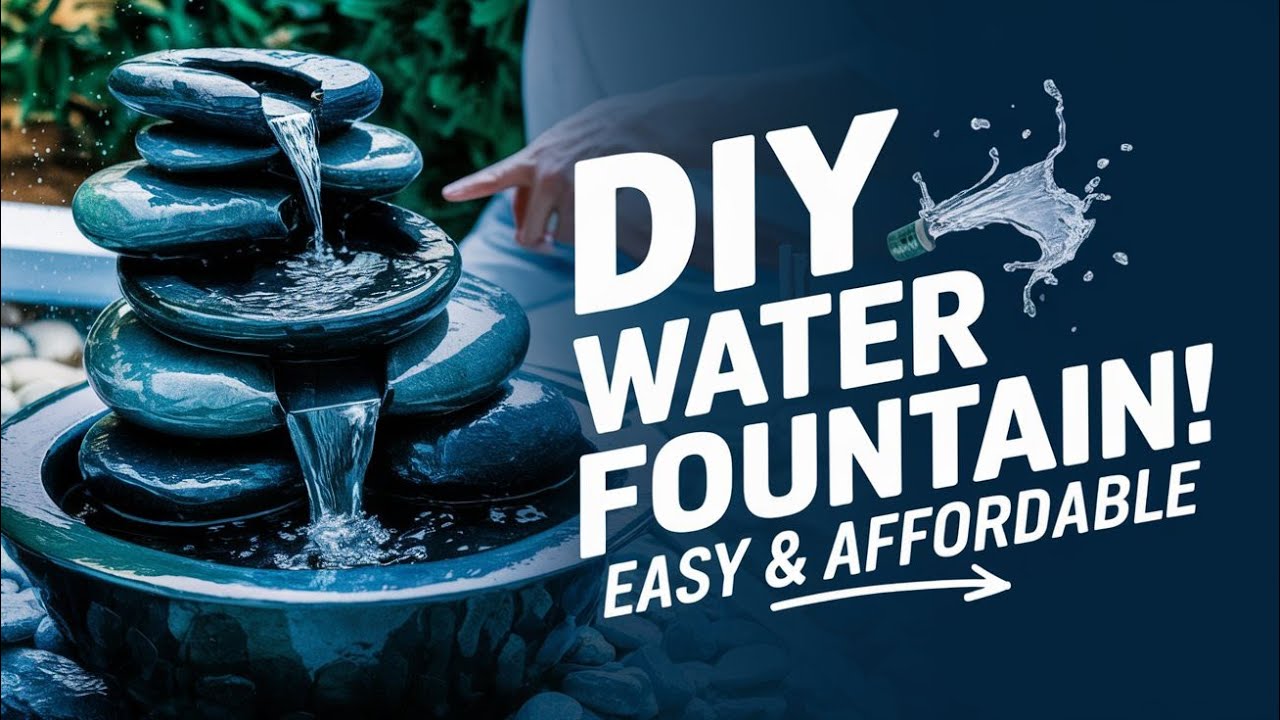 How to make a water fountain at home // DIY Water Fountain: Easy ...
