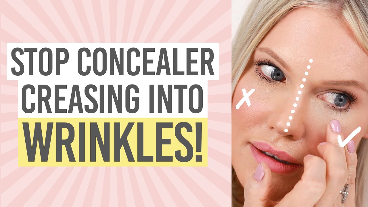 HOW TO STOP UNDER-EYE CONCEALER CREASING! 👀 - YouTube