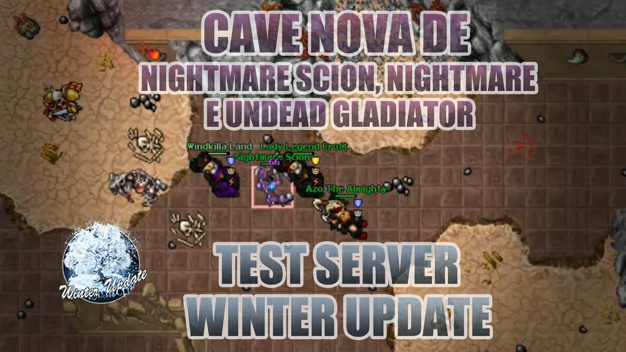 Cave de Nightmare Scion em Krailos - TSWU 2015 - Tibia - YouTube