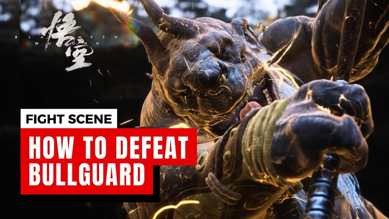 SUN WUKONG VS BULLGUARD | BOSS BATTLE | BLACK MYTH WUKONG GAMEPLAY [4K ...