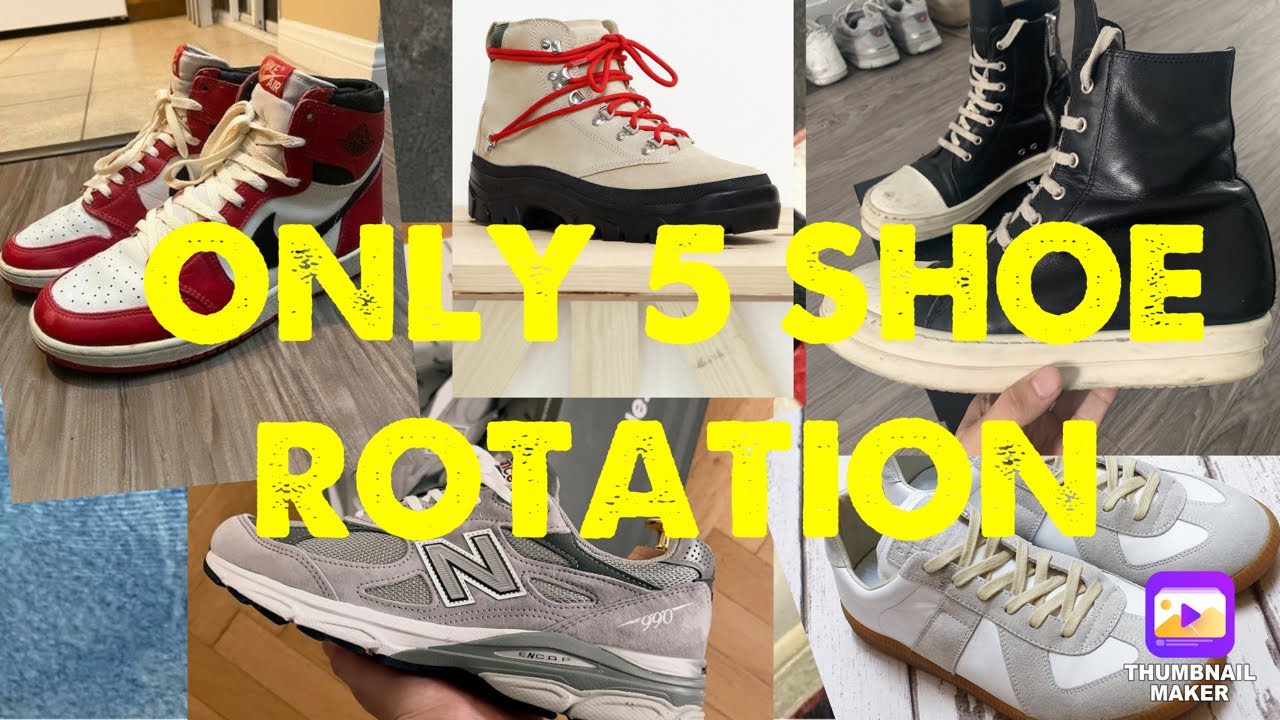 MINIMAL SHOE ROTATION: What would you pick if you could only have 5 ...