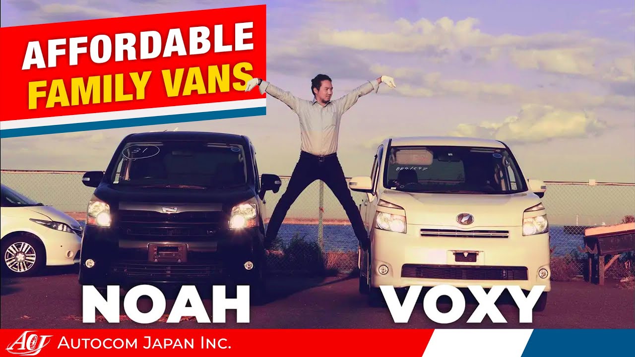 Toyota Noah and Toyota Voxy | affordable Japanese Family Vans review ...