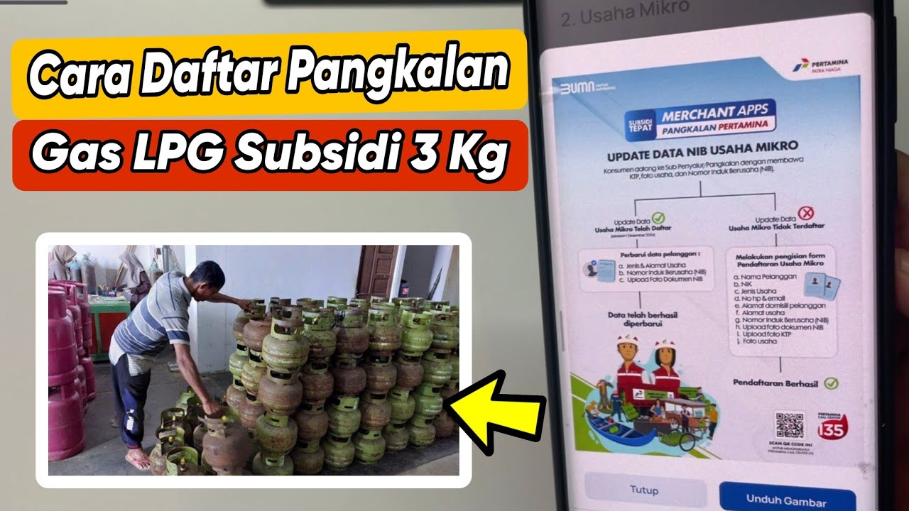 Cara Daftar Pangkalan GAS LPG 3 Kg 2025 - YouTube