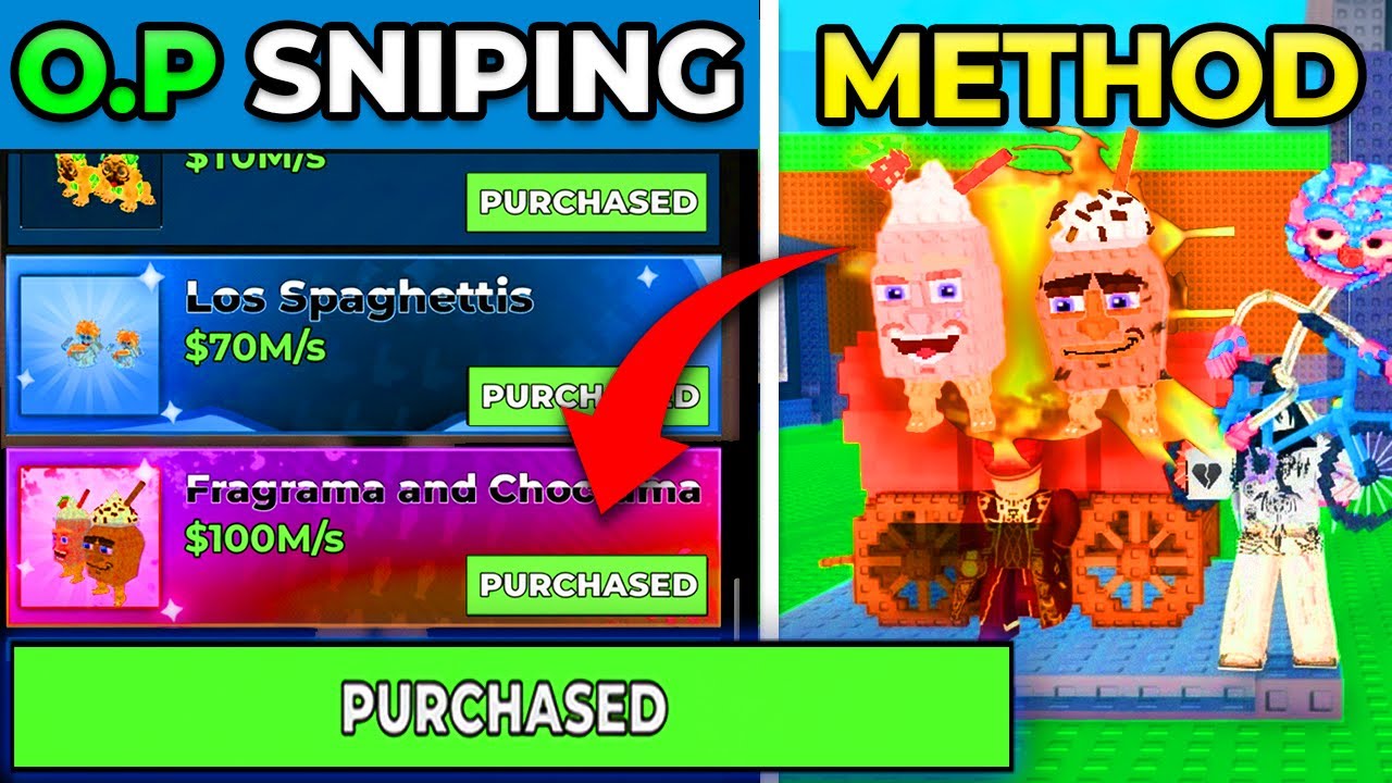*NEW* O.P Brainrot Dealer SNIPING METHOD!? (BEST SETUP) │Steal A ...