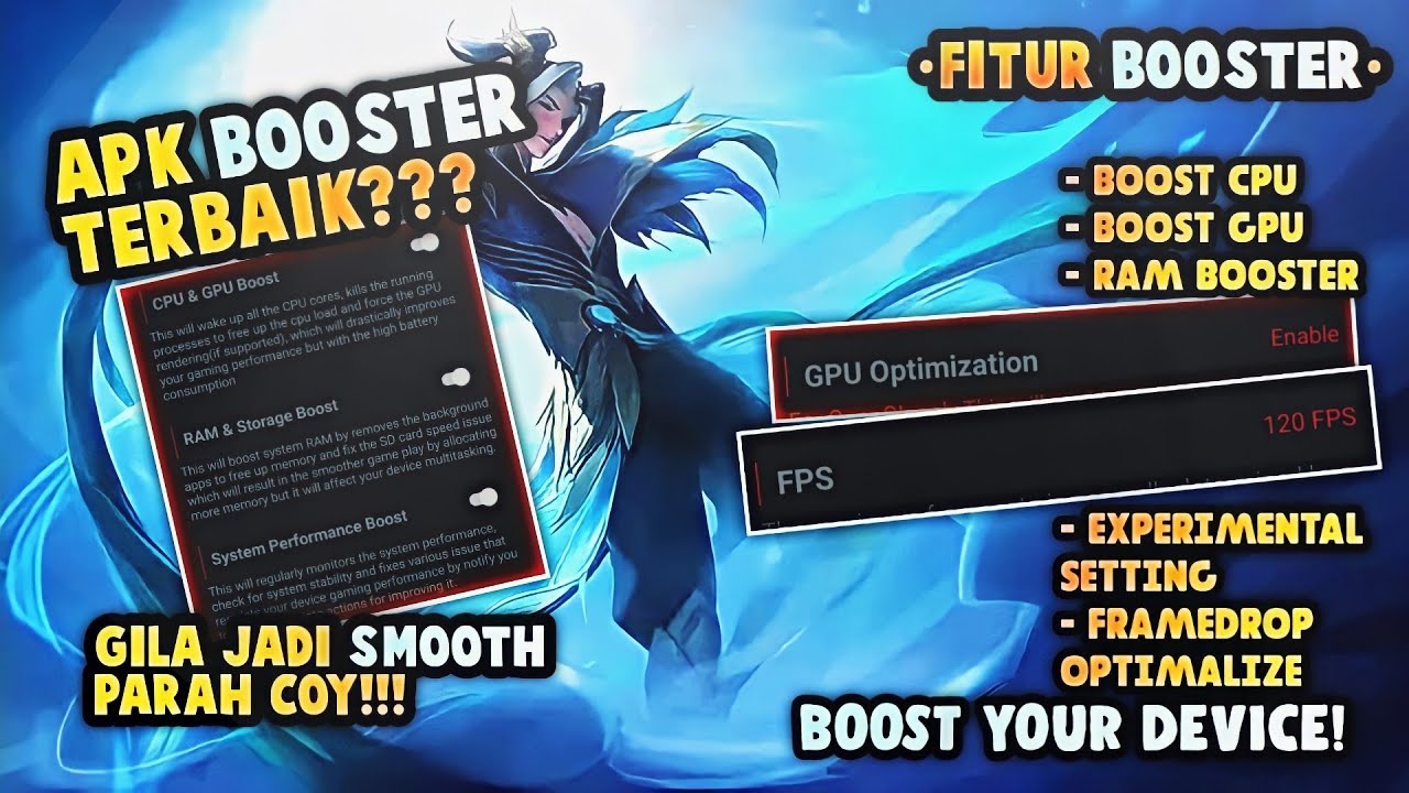 Game Booster Terbaik Ultra Smooth Lock 120fps Dengan Aplikasi Ini - YouTube