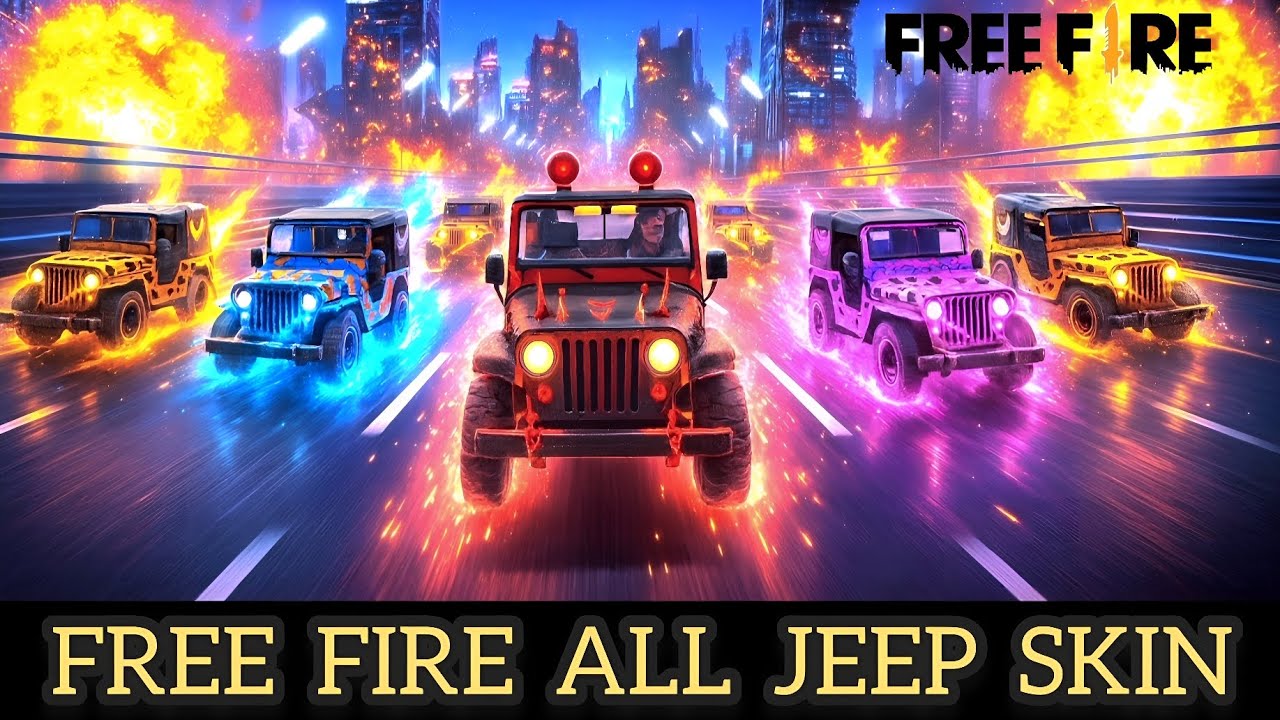 Free Fire All Jeep Skins|By @ROOSEK07|#freefire|#freefiremax|#ff|#ffmax ...