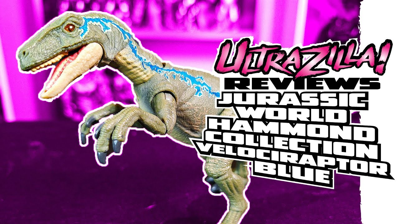 JURASSIC WORLD HAMMOND COLLECTION VELOCIRAPTOR BLUE | Review 2233 - YouTube