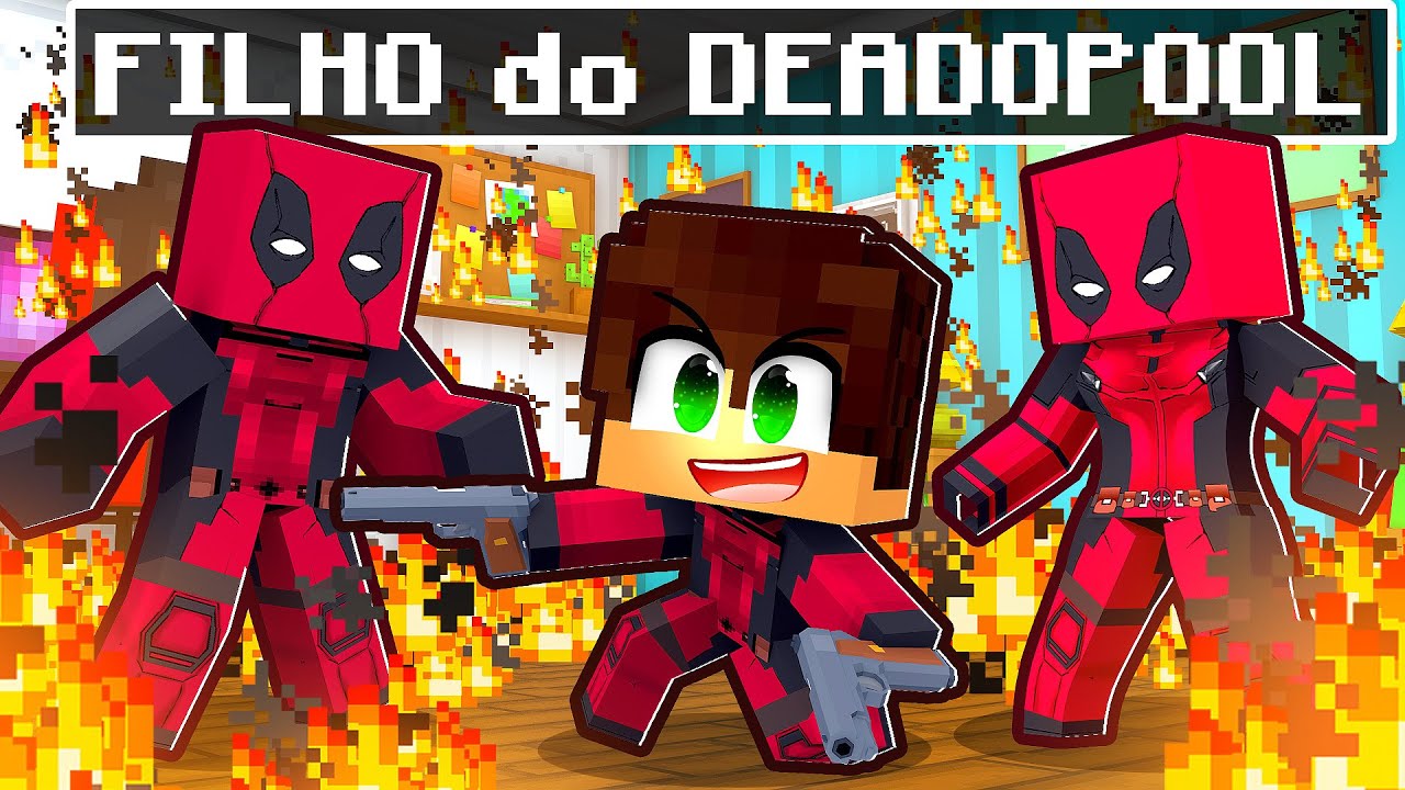 Minecraft: Who's your family O FILHO do DEADOPOOL e da LADYPOOL Guihh ...