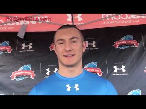 Bryce Monti, 2016 LB at the Rivals Camp Series in Chicago - YouTube