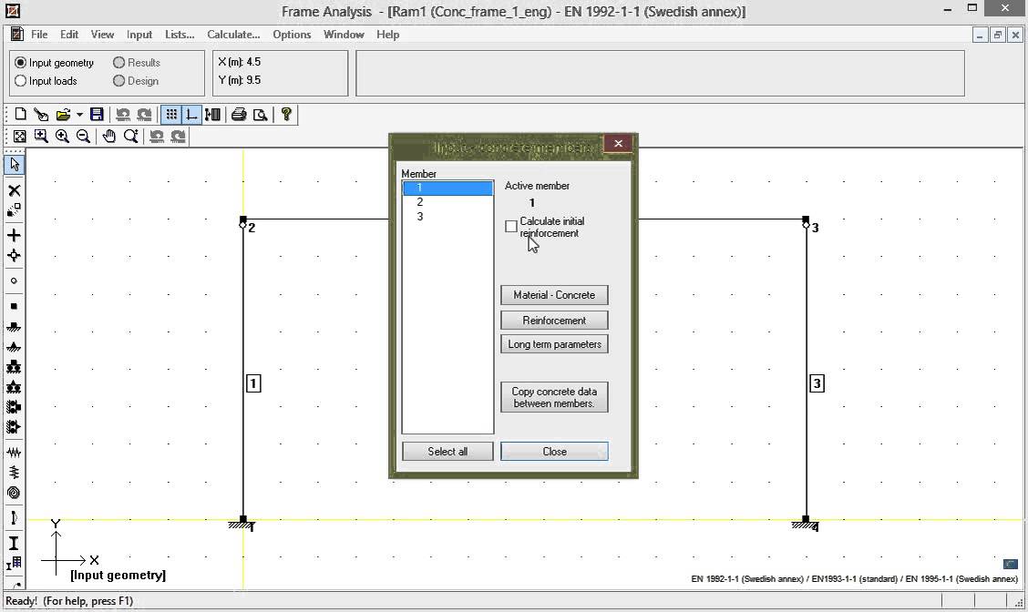 WIN-Statik | Frame Analysis - 13 - Concrete design 1ord (1/4) - YouTube
