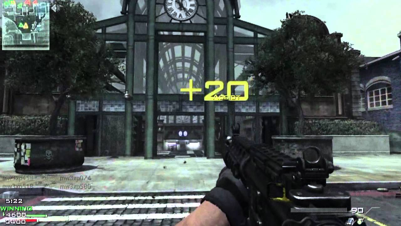 Call of Duty Modern Warfare 3 - MW3 Gameplay MP5 Footage (COD XP) - YouTube