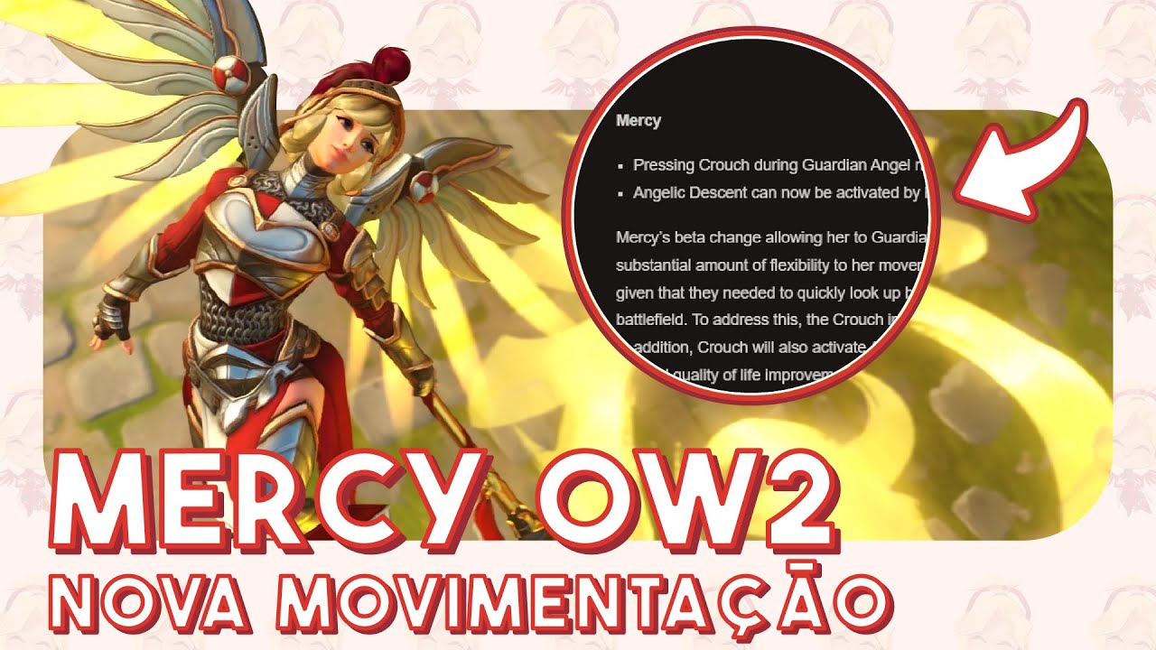 A experiência da NOVA movimentação da MERCY no OW2 | Mercy Montage ...